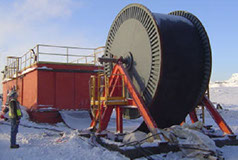 Stringing of conveyor belts